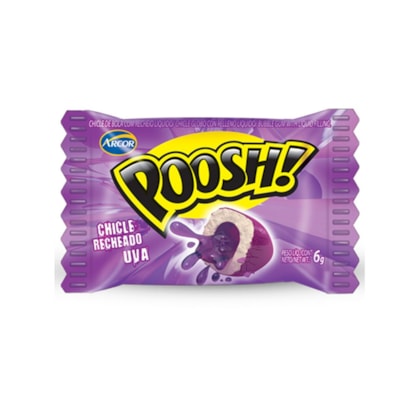 Chiclete Arcor Poosh 5g Uva